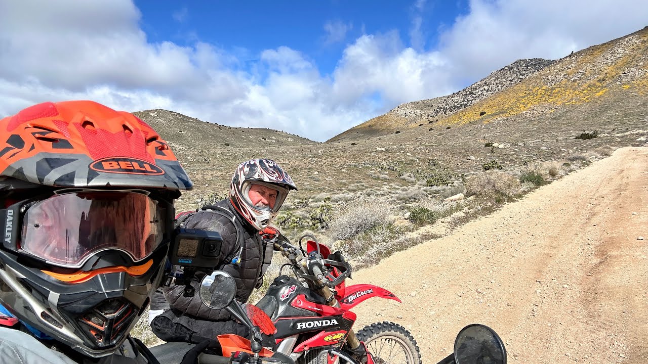 Mojave desert moto riding Sunday March 24 2024 - YouTube