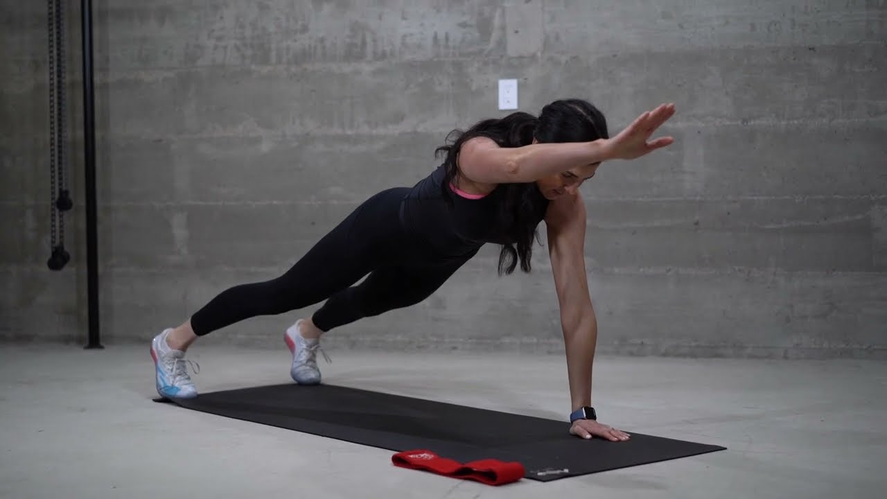 Single arm Plank Hold - YouTube