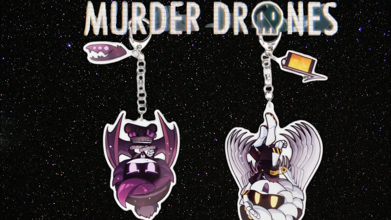 Unboxing murder drones keychains! #murderdrones - YouTube