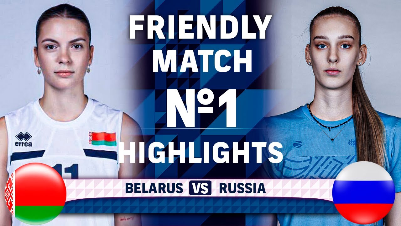 Belarus vs Russia | Friendly Match #1 | Highlights - YouTube