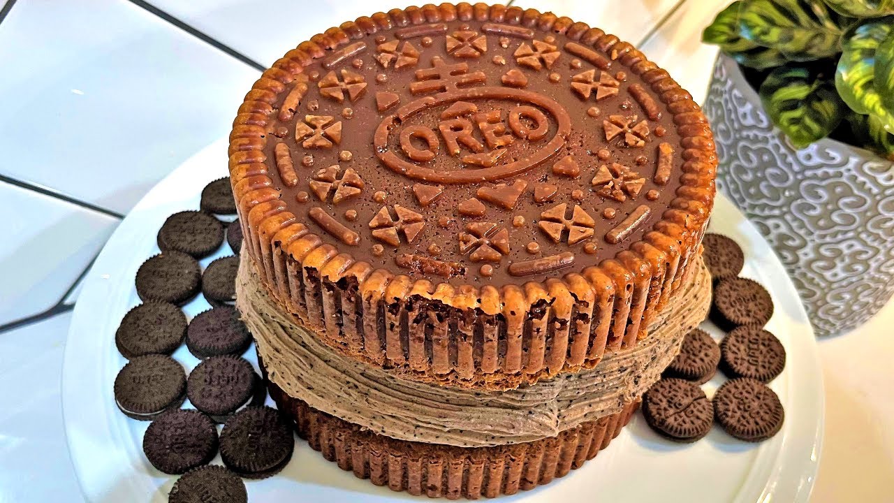 Giant Oreo Brownie Sandwich with Oreo Ice Cream #giantfood #recipe # ...