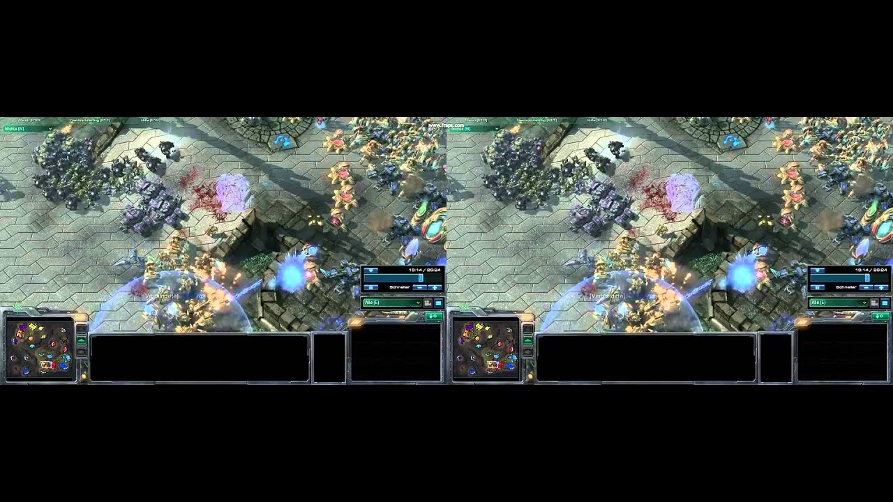 SC2 Replay Test - 3D-Stereo - YouTube