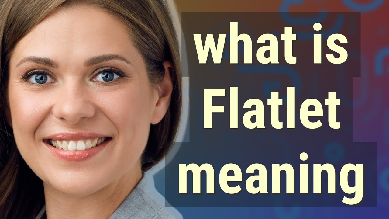 Flatlet | meaning of Flatlet - YouTube