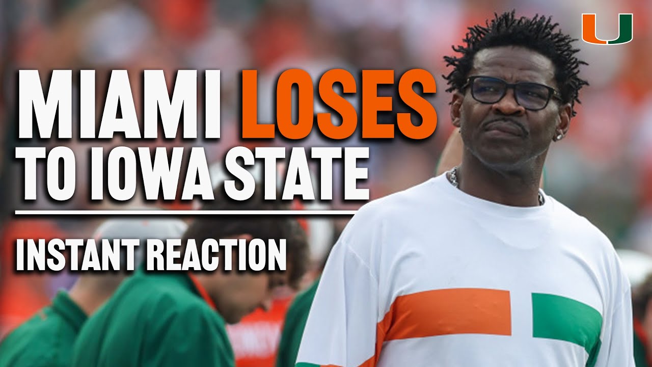 Miami's Pop Tart Bowl LOSS to Iowa State | INSTANT REACTION | Miami ...