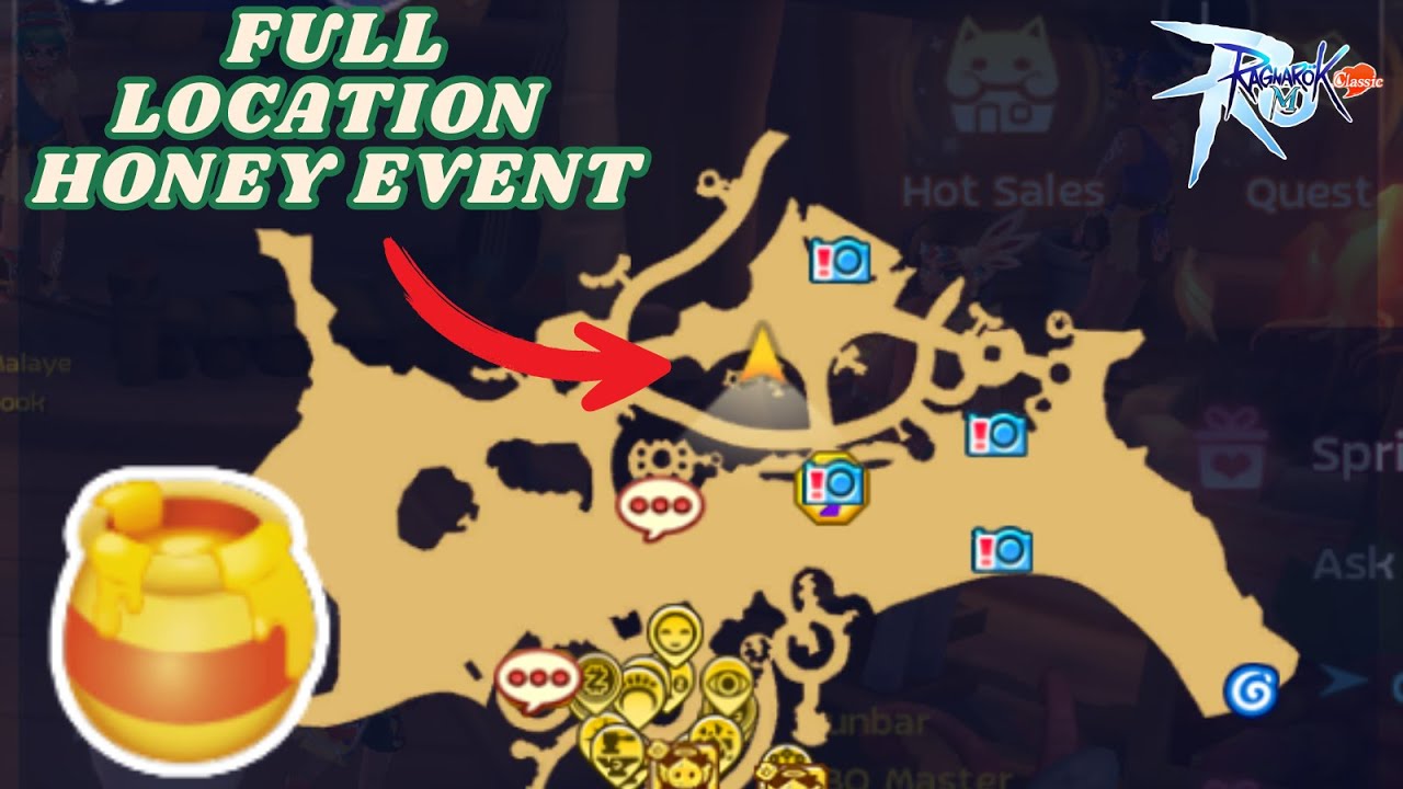 RAGNAROK M CLASSIC | SEMUA SPOT HONEY JAR LOCATION ! - YouTube