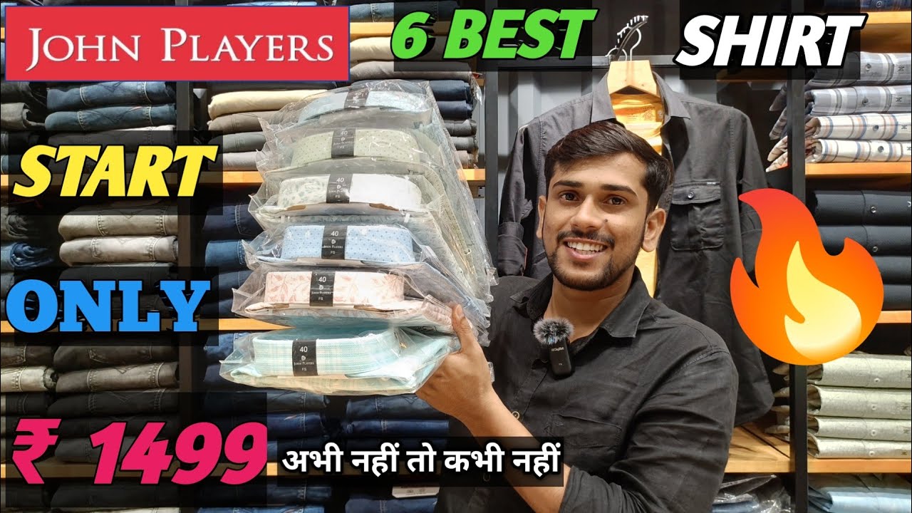 JOHN PLAYER 6 BEST SHIRT START ONLY 1499|| JOHN PLAYERS SHIRT REVIEW ...