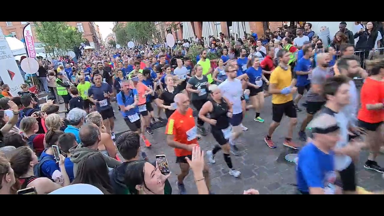 Corrida de Toulouse 2023: départ du 10km - YouTube