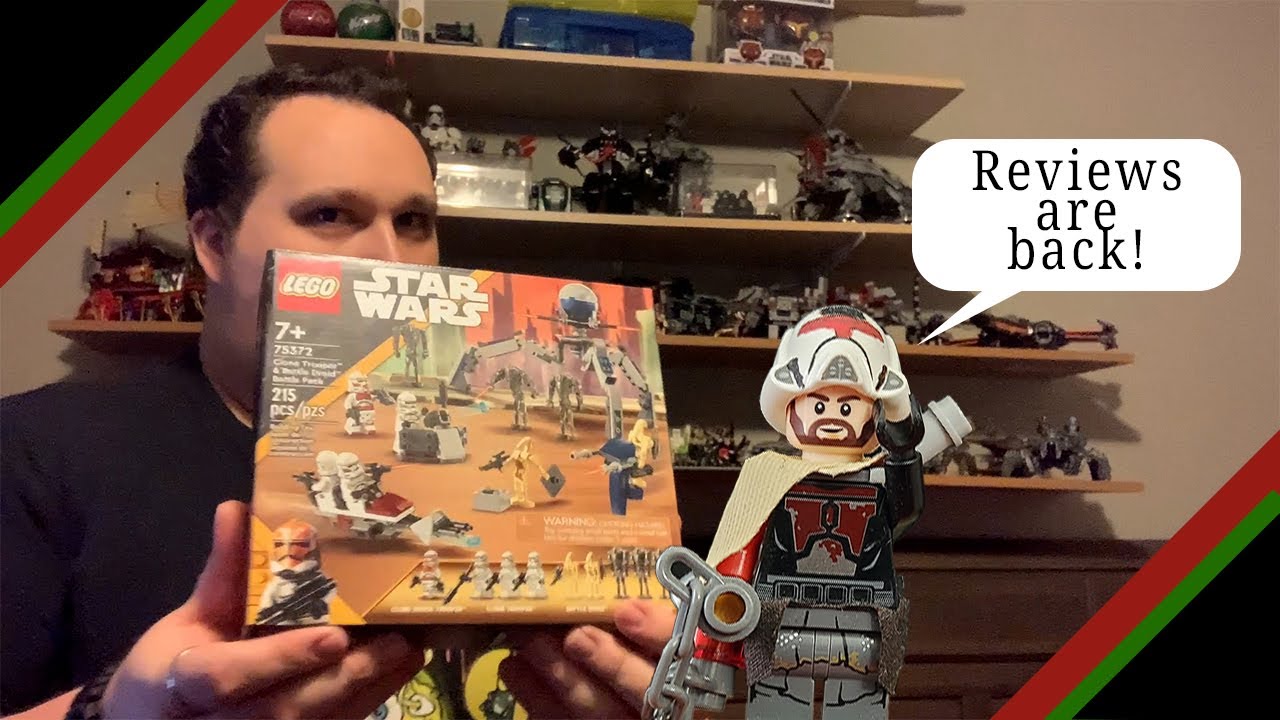 Lego Star Wars 2024 75372 Clone Trooper and Battle Droid Battle Pack ...