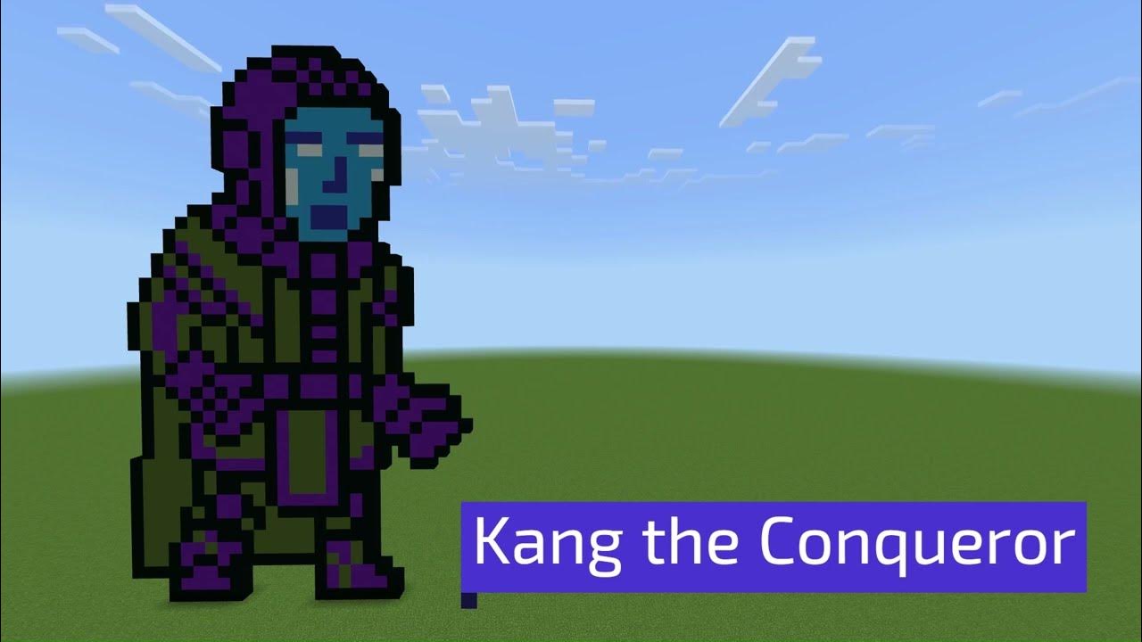 Minecraft: Pixel Art Tutorial and Showcase: Kang the Conqueror - YouTube