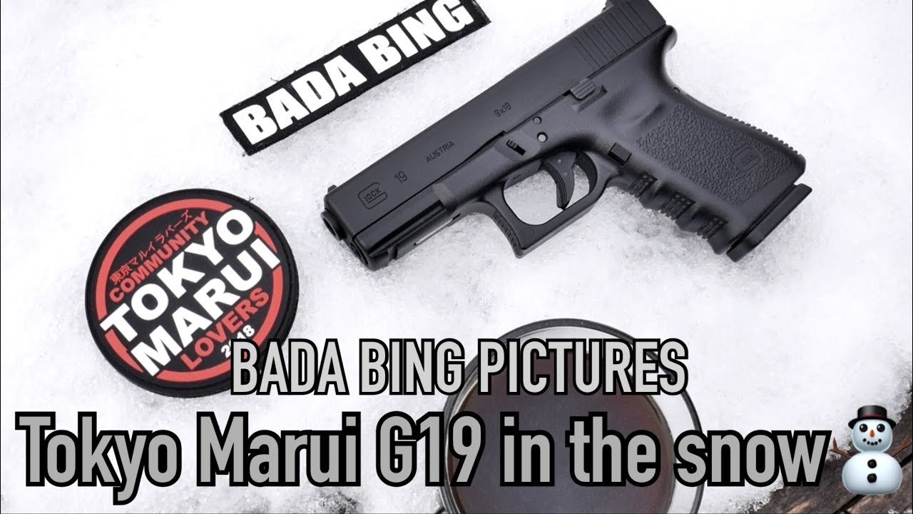 Tokyo Marui Glock 19 in the SNOW - YouTube
