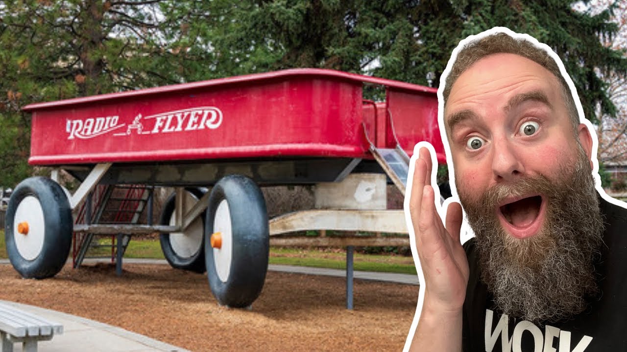 The Mystery of Spokane's Largest Red Wagon (jokes) - YouTube