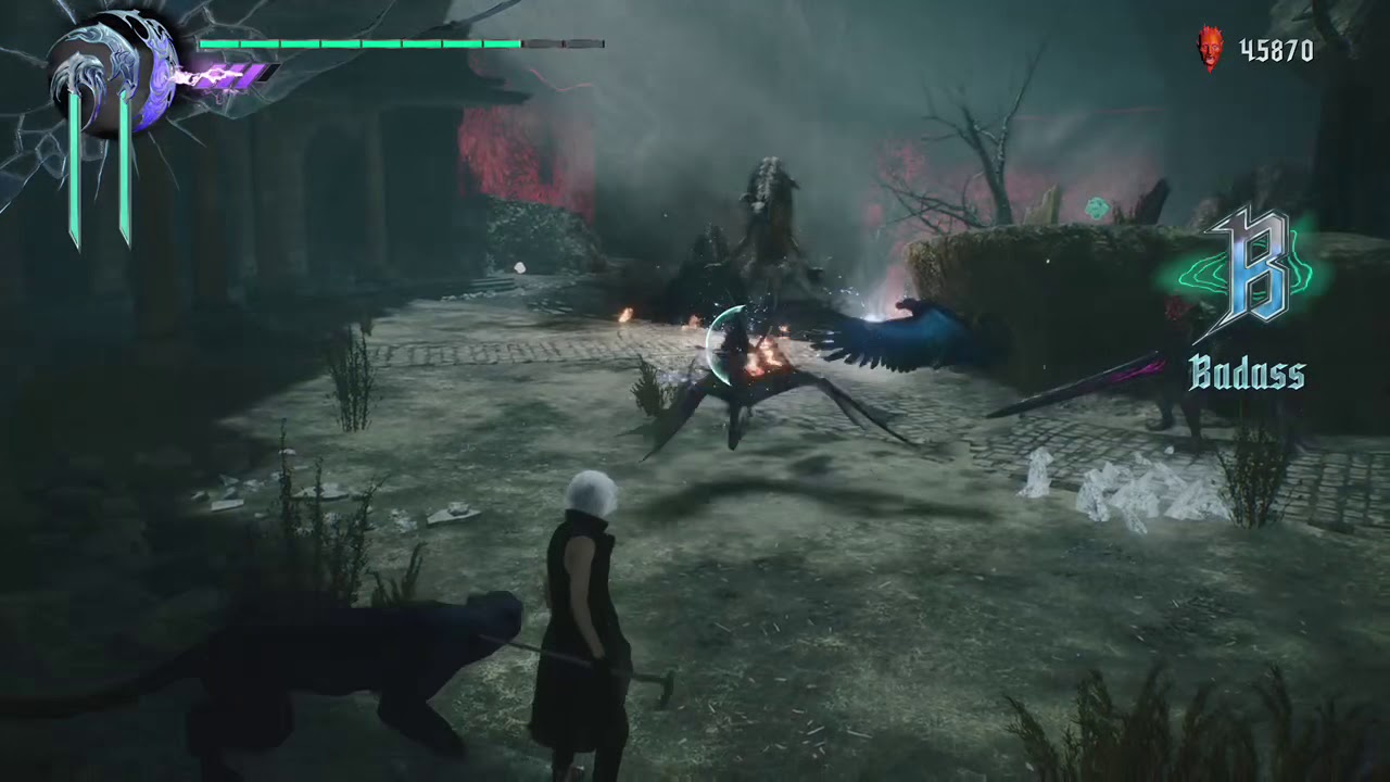 DMC 5 V fight - YouTube