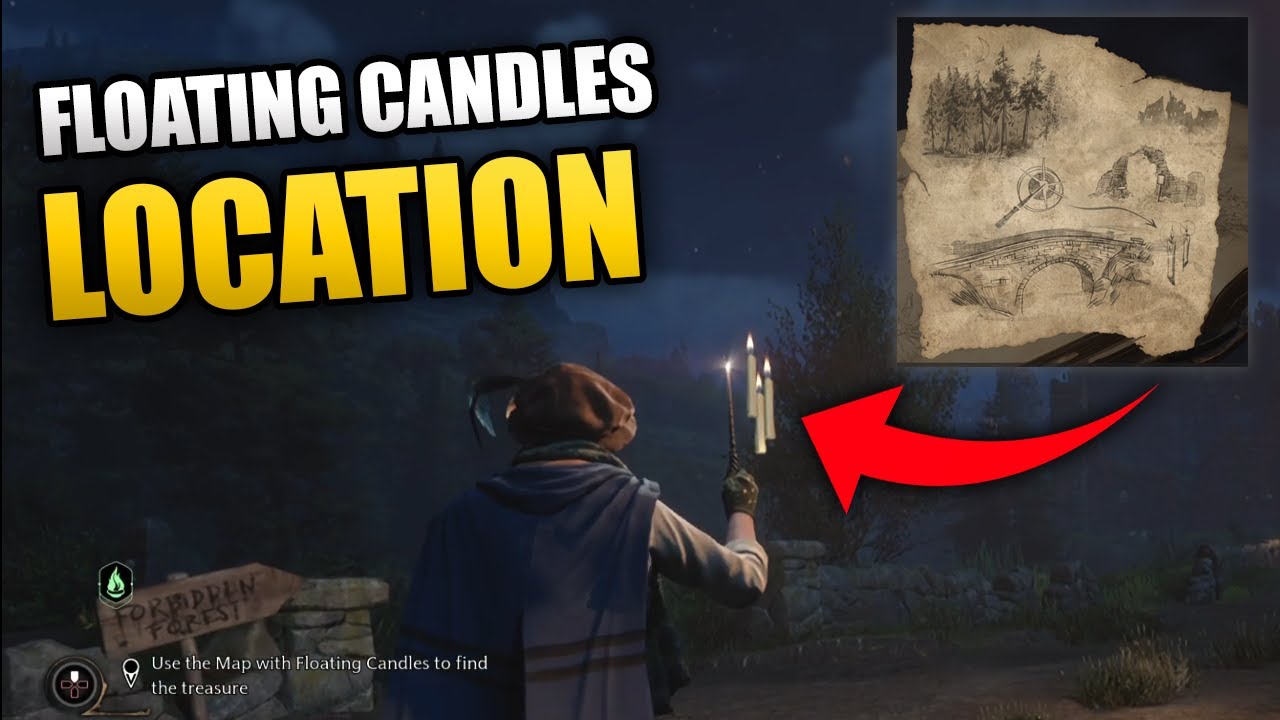 Floating Candle Map | Hogwarts Legacy (Ghost of Our Love) - YouTube