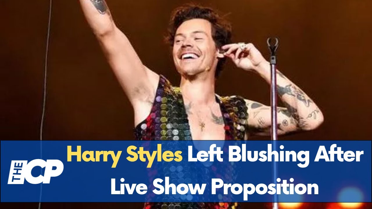 Harry Styles Blushing