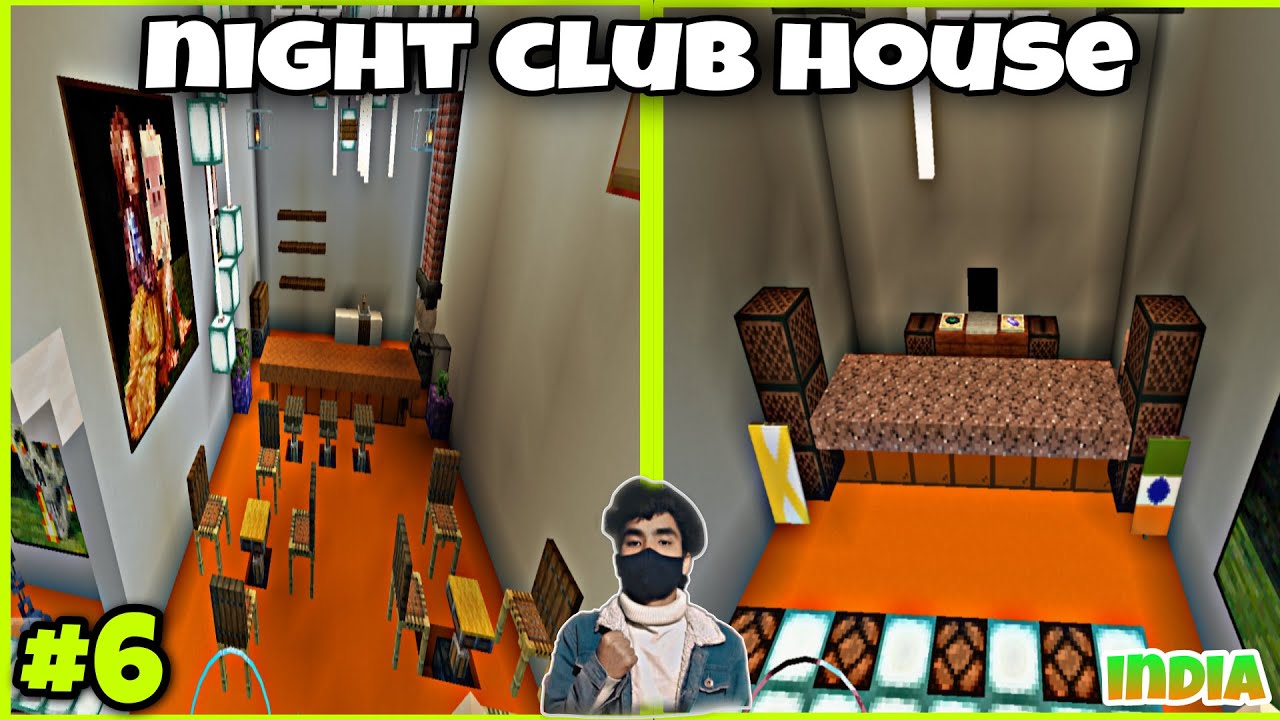 night club house build ideas in Minecraft#6 - YouTube