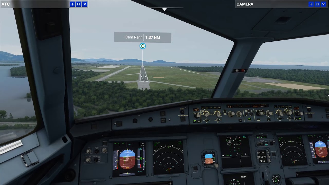 Microsoft Flight Simulator 2020 - Airbus A321 take off and landing with ...