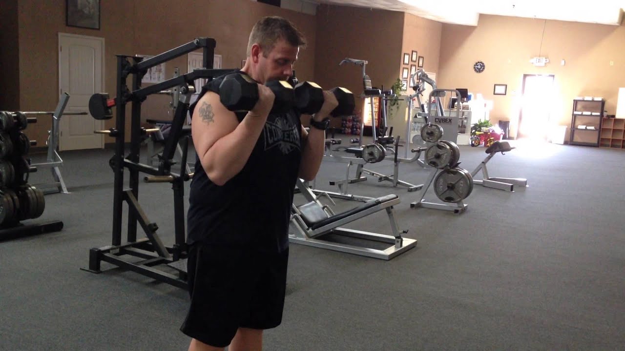 Dumbbell Double Curl - YouTube