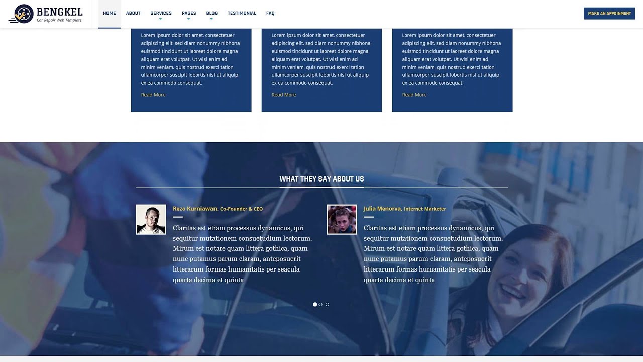 Bengkel - Modern Auto Car Repair Business Template - YouTube