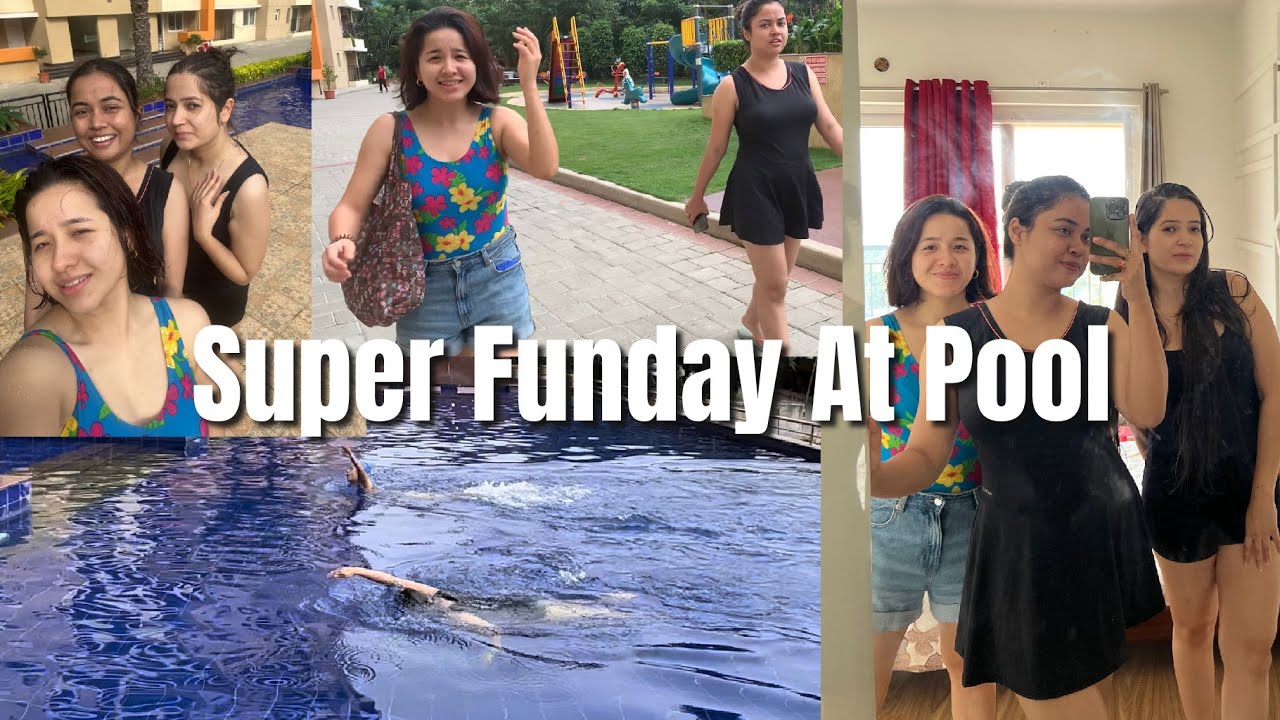 Mini Vlog - Chill Day at Pool with Friends - YouTube