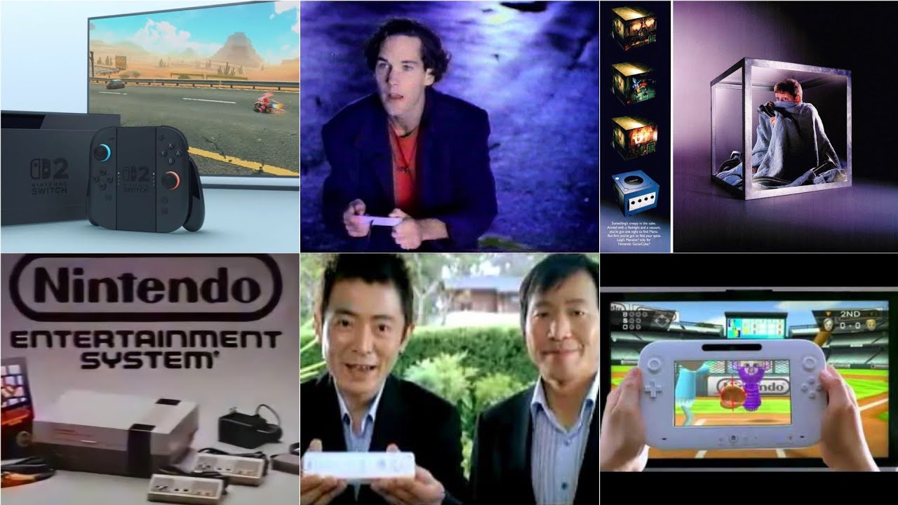 All Nintendo consoles reveal trailers (1983 - 2025) - YouTube