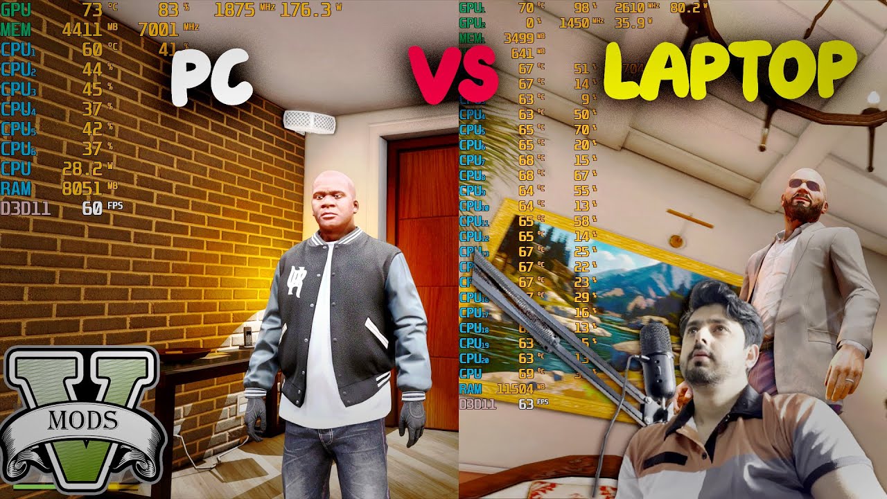 Gaming PC VS Gaming LAPTOP | Performance Test - YouTube