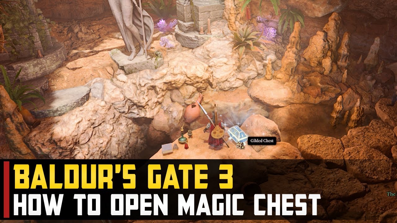 How to open Magic chest | Baldur's Gate 3 (Open Gilded Chest) - YouTube