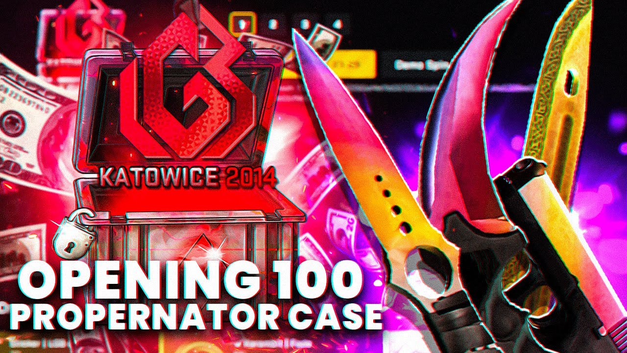 WE OPENED 100 PROPERNATOR CASES AND HIT THE GLOVES ON MANY TIMES ...