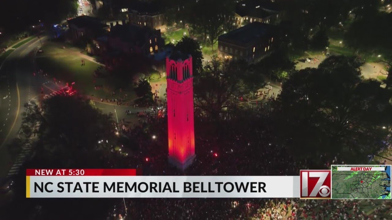 CBS 17 takes a look inside the NC State Bell Tower - YouTube