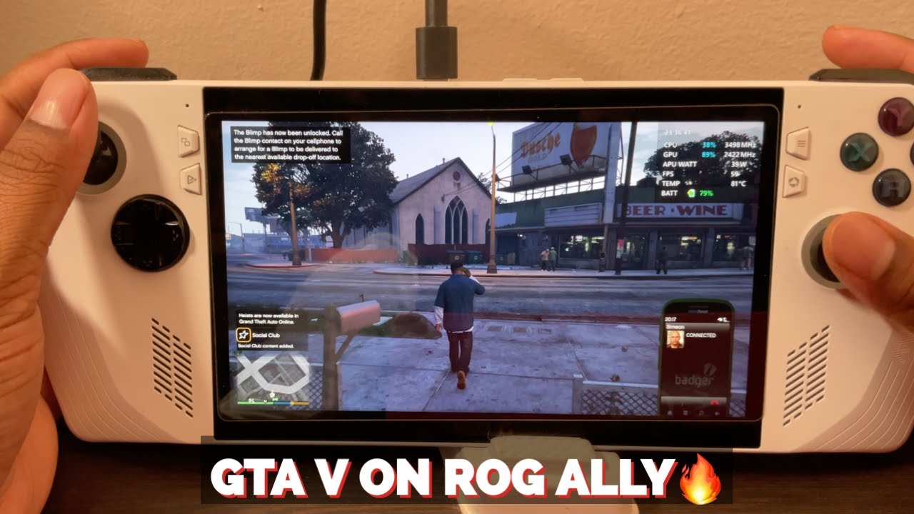 GTA V on Asus ROG Ally is INSANE! Best Graphics and Fps Settings ...