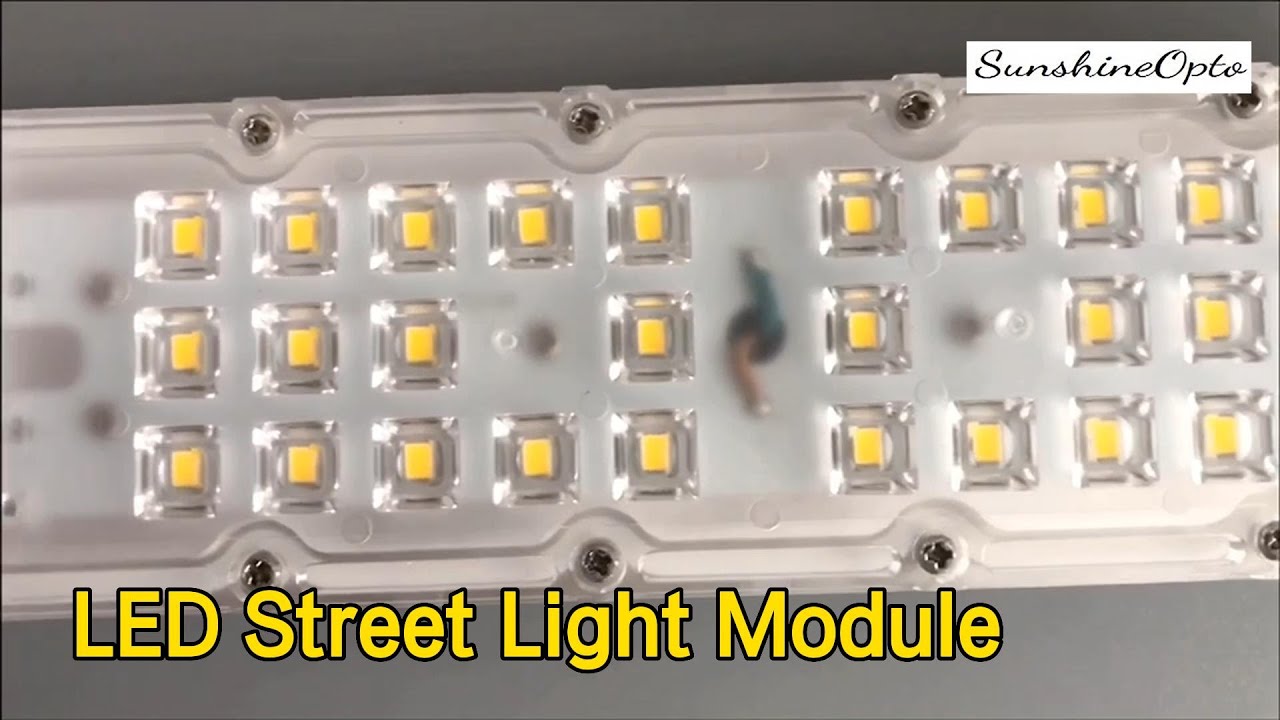 Urban LED Street Light Module 28 Points 5050 SMD Optical PC 90 Degree ...
