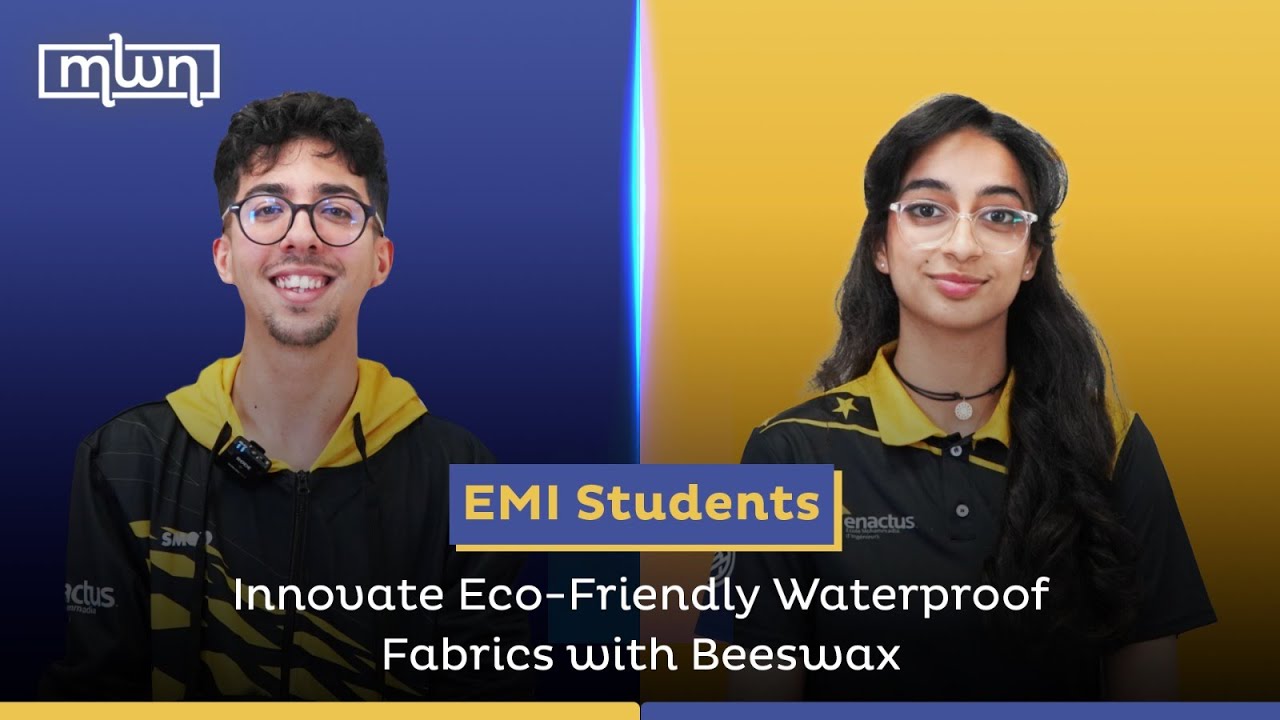 EMI Students Innovate Eco-Friendly Waterproof Fabrics with Beeswax ...