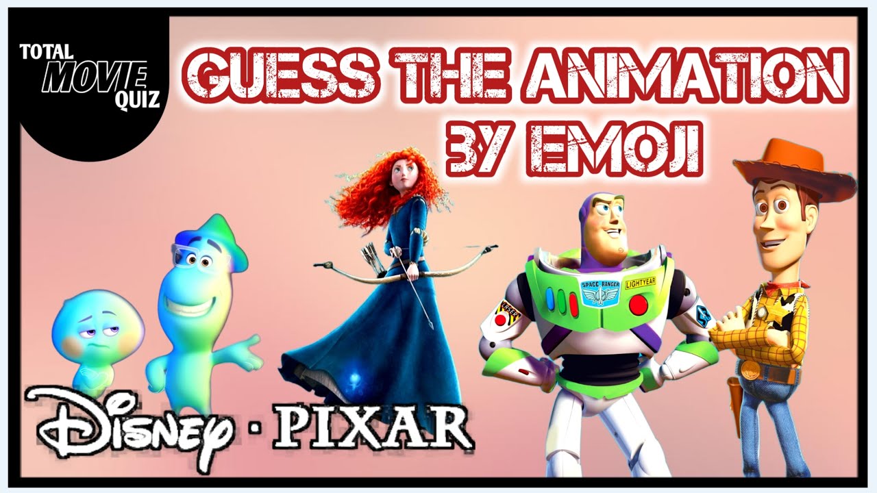 Guess these Animations by Emoji | Best Disney & PIXAR Animations - YouTube