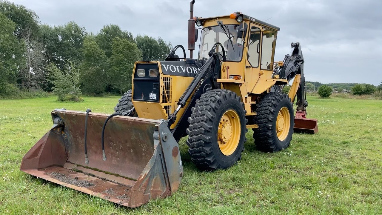 Köp Traktorgrävare Volvo BM 6300 på Klaravik - YouTube
