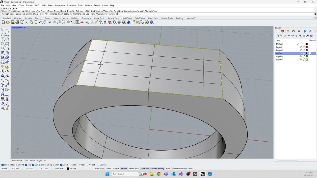 Rhino Basics 4 - Heightfields - YouTube