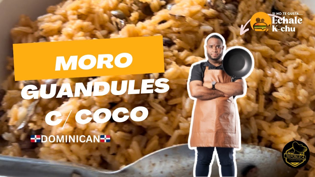 ARROZ MORO (Guandules con Coco) DOMINICAN STYLE! - YouTube