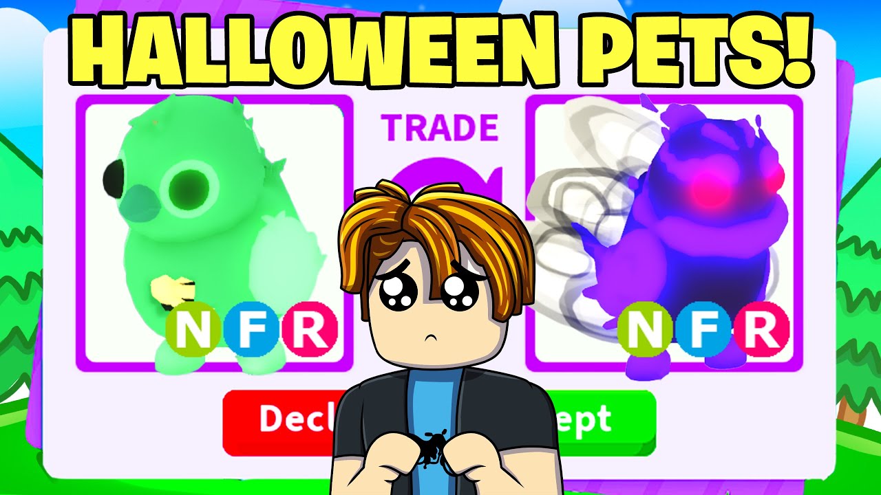 Trading NEW NEON HALLOWEEN CHICKS! (Adopt me) - YouTube