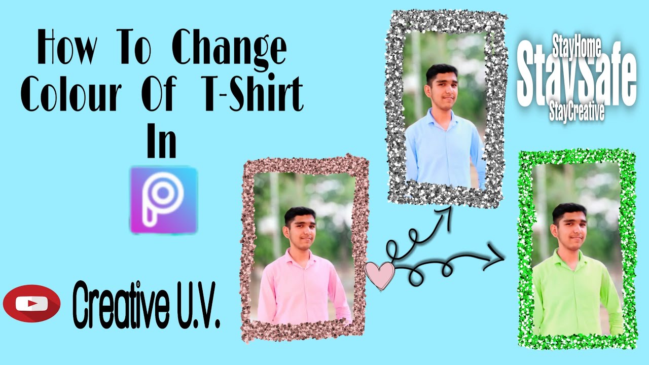 How to change colour of shirt. - YouTube