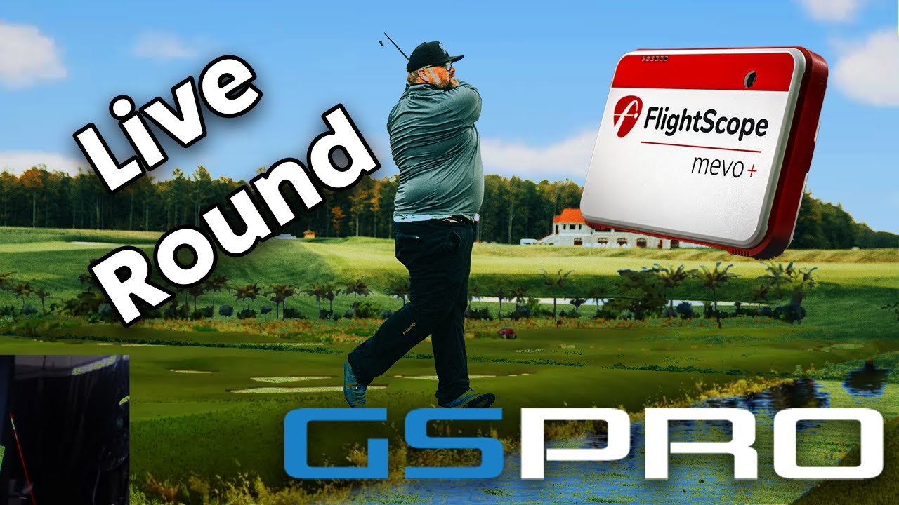 Mevo+ and GS Pro Golf Simulator - Live Round to End 2022! - YouTube