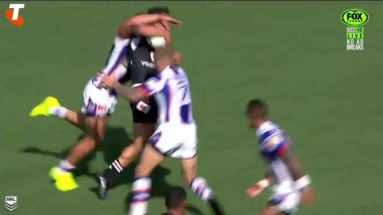 NRL Highlights | 2017 Best Tries - Shaun Johnson flick - YouTube
