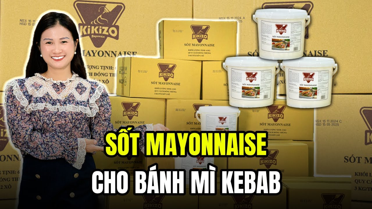 NGUỒN CUNG CẤP SỐT MAYONNAISE CHO BÁNH MÌ KEBAB | Thoa Bánh MÌ - YouTube
