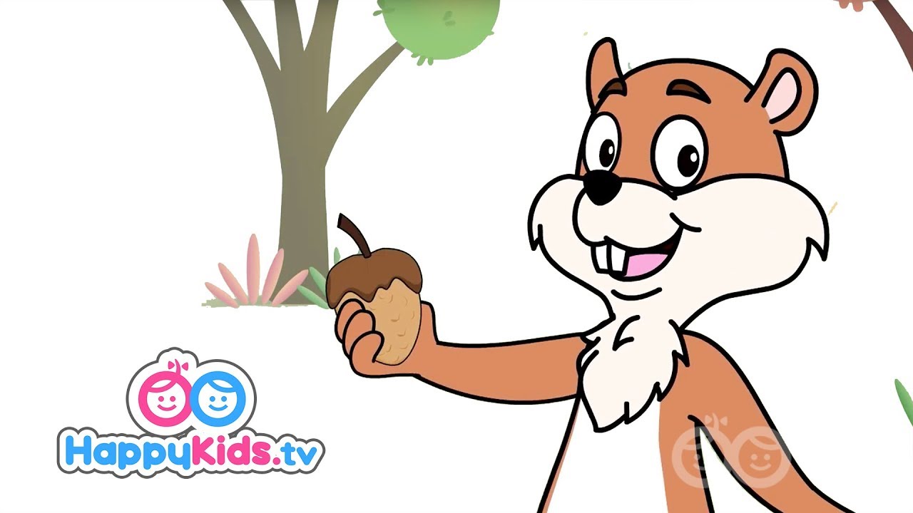 Squirrel - Learning Songs Collection For Kids And Children | Happy Kids ...