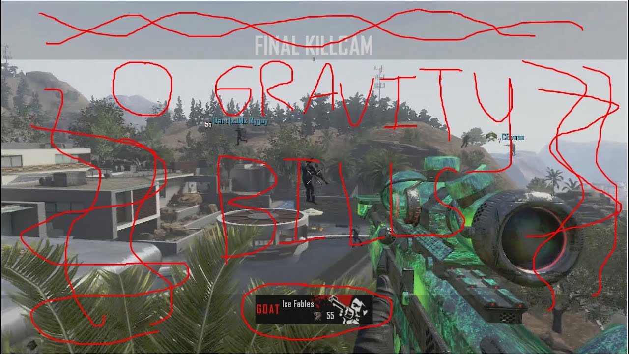BO2 ZERO GRAVITY TRICKSHOTTING (2 INSANE SHOTS) - YouTube