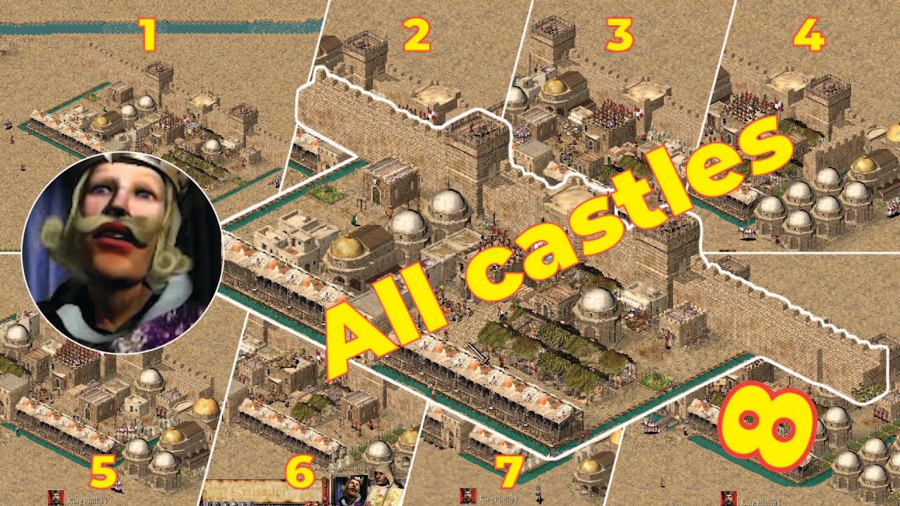 👑🏰 All King Phillip castles | Stronghold crusader - YouTube