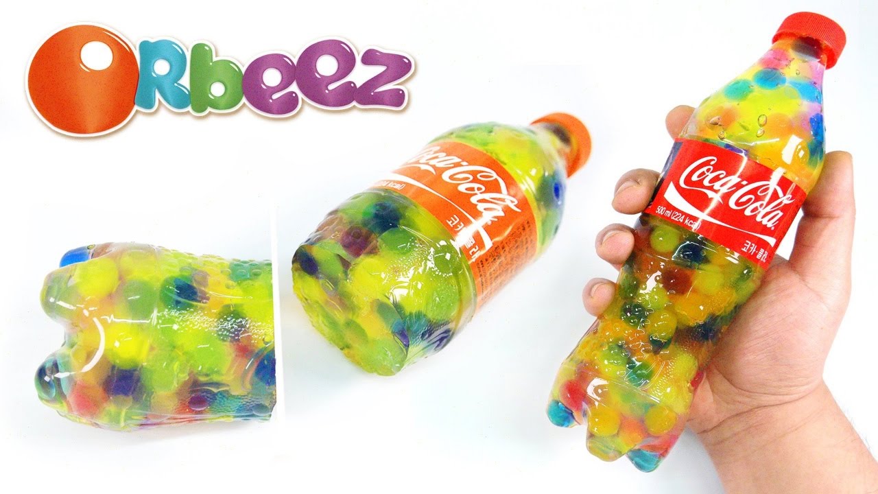 How to Make Orbeez Coca Cola Gummy ! Crystal Ball Cola l Satisfying ...