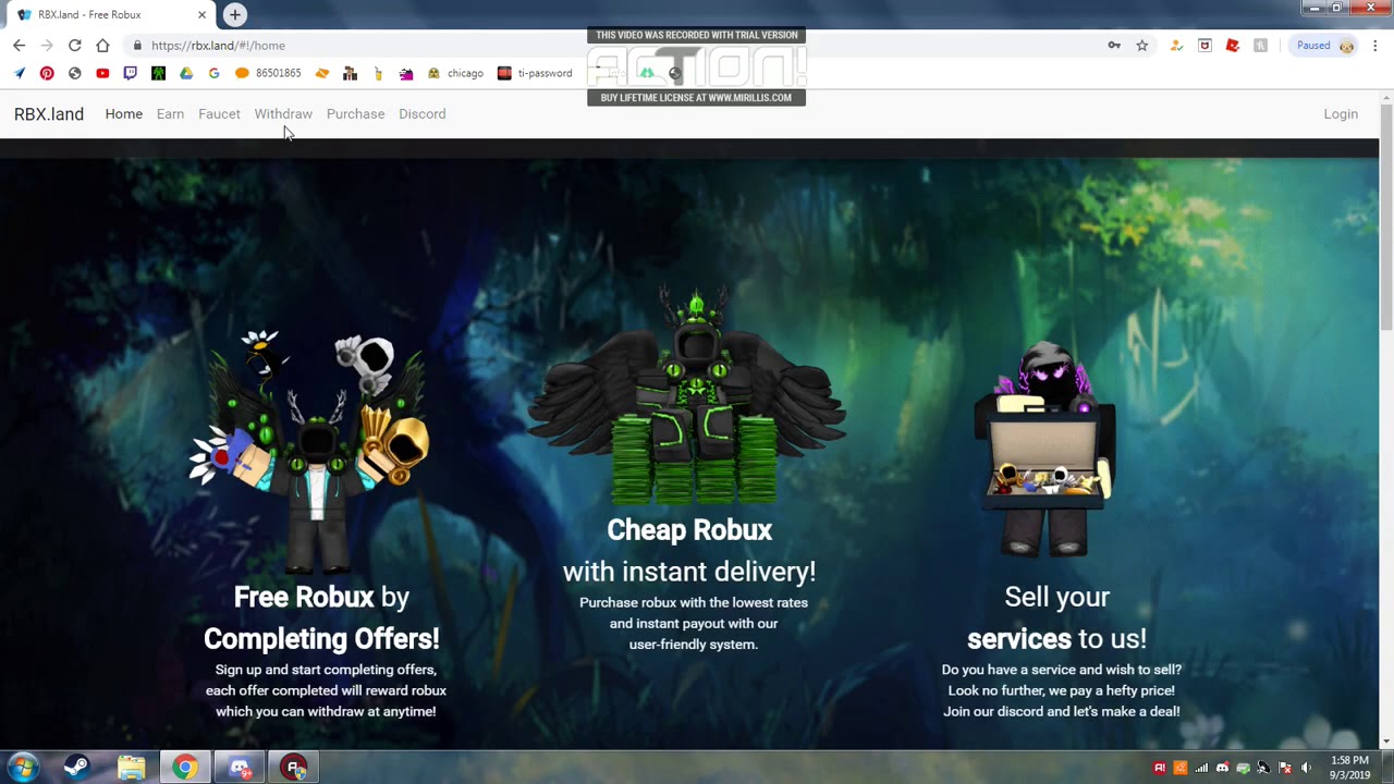 RBX.LAND II FREE ROBUX - YouTube