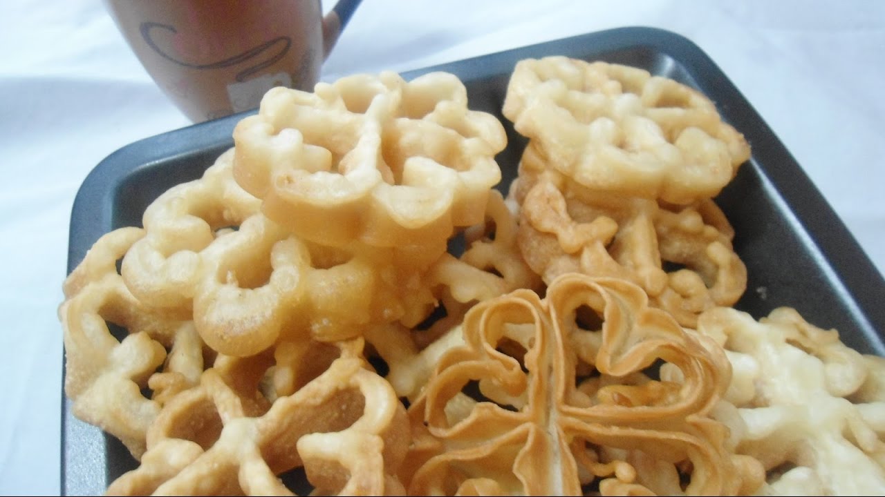 How to make achu murukku / rose cookies eggless - YouTube