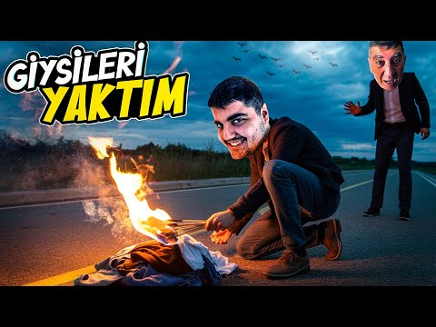 BABAMIN GİYSİLERİNİ YAKIP ARABASINI KAÇIRDIM !! @muratsungurtekin8674