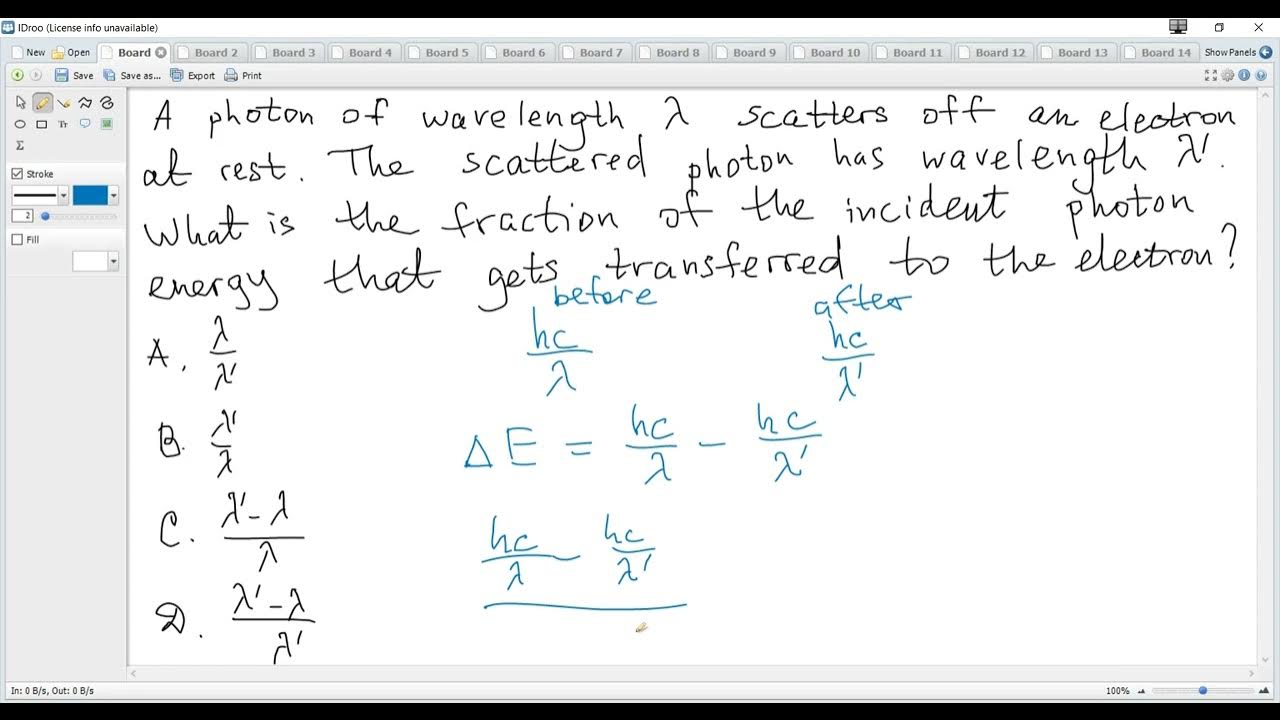 IB Physics E2 HL only Specimen 2025 Paper 1A Q35. A photon of ...