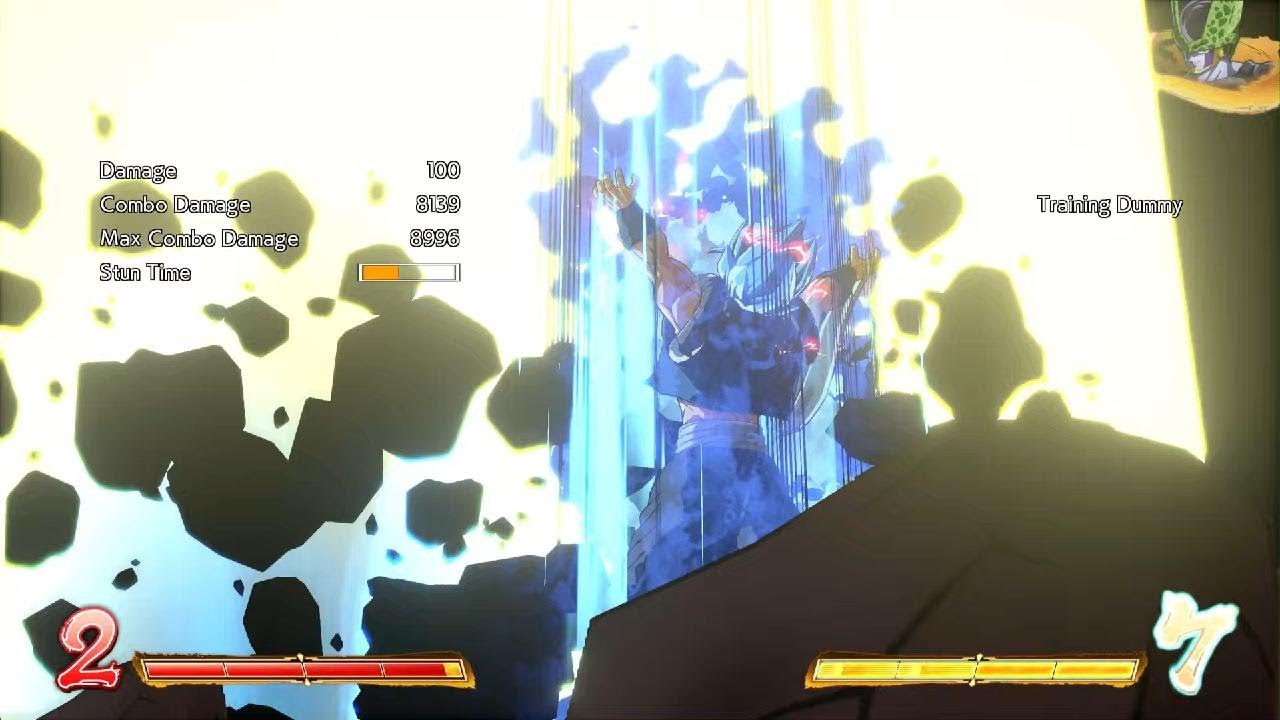 Random Blue Gogeta Combo To Waste Bar - YouTube