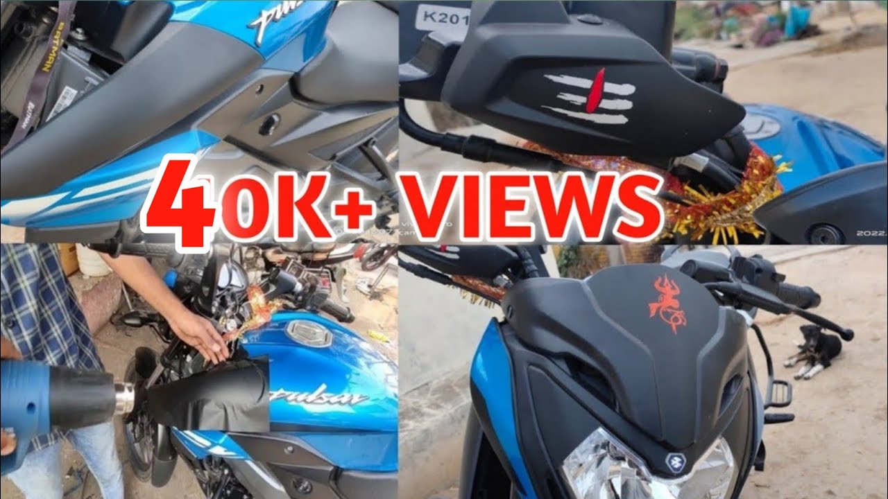 pulsar NS 125 stickering | wheel stickering | Trishul logo . pulsar ...